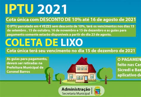 Notícia IPTU 2021 Fique por dentro do prazo de vencimento do IPTU e