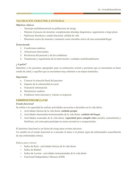 Valoraci N Geri Trica Integral Viviendo La Medicina Udocz