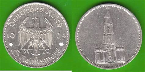 Drittes Reich Reichsmark F Garnisonskirche H Bsch Vz Vz St