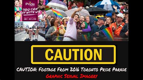 Public Nudity And Sex Acts Toronto Pride Parade In Full View Of