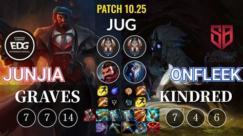 Edg Junjia Graves Vs Sb Onfleek Kindred Jungle Kr Patch Youtube