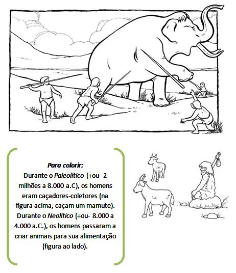 historiajaragua Atividades Pré História 5a série