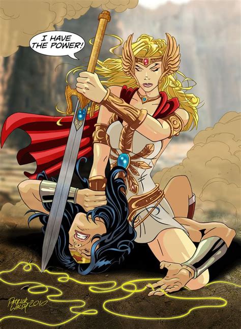She Ra Vs Wonder Woman Catfight Cartoon Girls Luscious Hentai Manga And Porn