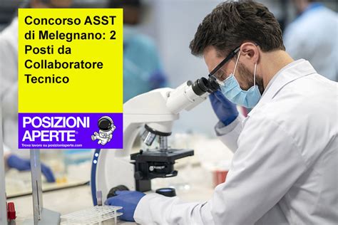 Concorso ASST Di Melegnano 2 Posti Da Collaboratore Tecnico