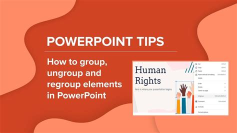 How To Group And Ungroup Elements In PowerPoint PowerPoint Tutorials