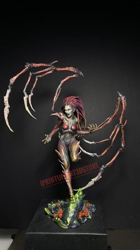 Queen Of Blades Sarah Kerrigan Starcraft Free Shipping 1 10 Etsy