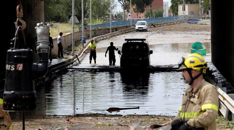 Las Fuertes Tormentas Se Ceban En Vilanova I La Geltr Barcelona