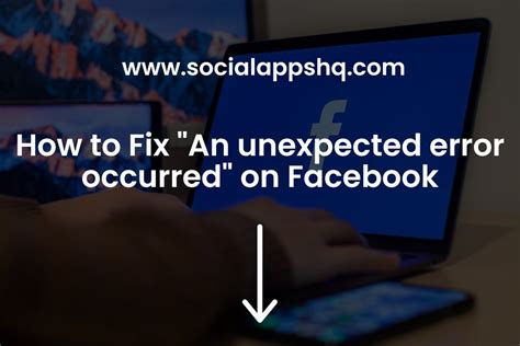 How To Fix An Unexpected Error Occurred On Facebook 2024