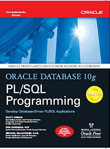 oracle database 10g pl sql programming urman ron hardman michael mclaughlin 9780070597792