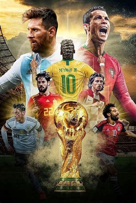 P Ster De Estrella De F Tbol De La Copa Del Mundo Cristiano Ronaldo Y