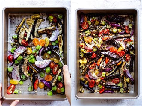 Roasted Aubergine Salad Lazy Cat Kitchen New Recipes Salad Recipes