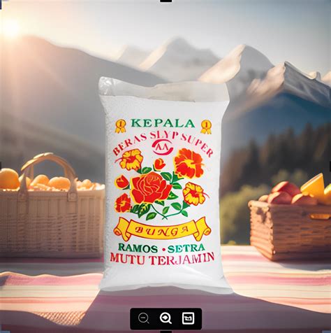 Beras Kemasan Karung Ukuran 20 Kg Rojolele Kembang Bunga Beras