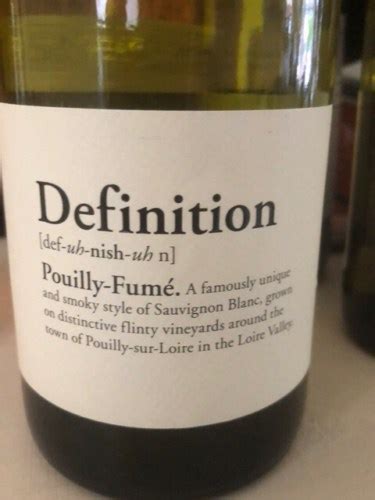 Definition Pouilly Fumé Vivino US