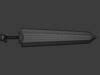 Berserk Dragon Slayer Sword Asset Fan Model Art Free VR AR Low