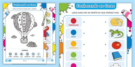 JOGO PEDAGÓGICO PERCEPÇÃO VISUAL CORES A Arte de Ensinar e