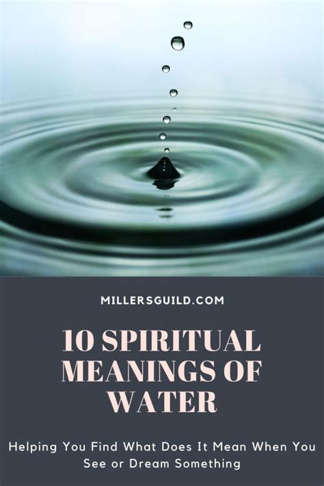10 Spiritual Meanings Of Water