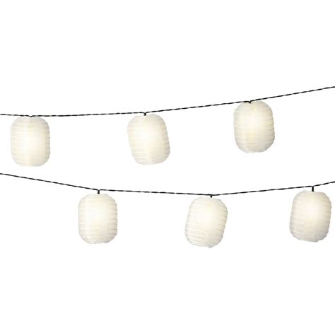 Guirlande Lumineuse Solaire Ellipse 4 5 M Blanc Chaud 10 LED