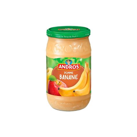 Compote Dessert Fruitier Pomme Banane Andros 750g ChezVous Re