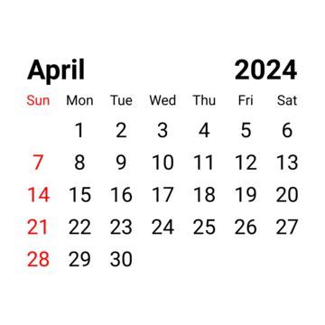 A Calendar For The Month Of March With Red Numbers On White Background