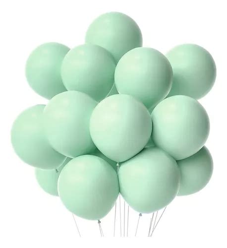 Globos Lisos Pastel Verde Agua X 25u 9 PuLG 22 Cm Cotillon MercadoLibre