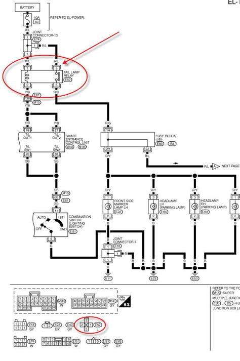 Nissan Xterra Tail Light Wiring Diagram