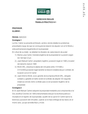 Tp Contrato Aprobado Contrato Trabajo Practico N Fecha