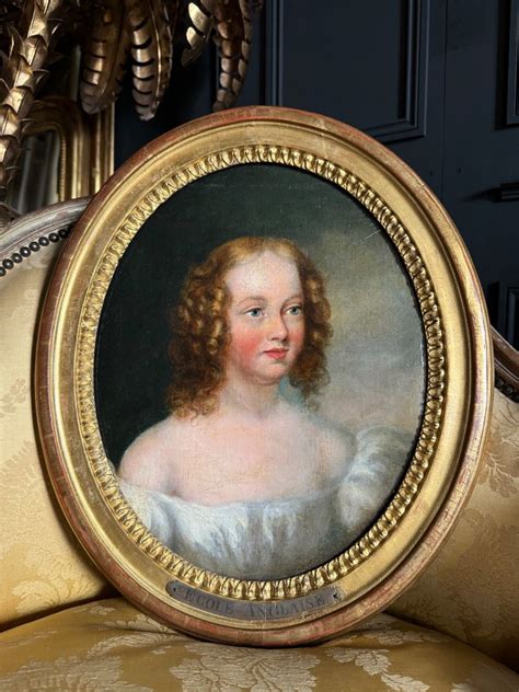 Proantic Portrait De femme dépoque Louis XVI École anglaise du