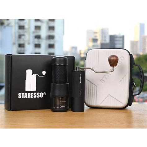 STARESSO Classic Combo Set SP200 Basic Portable Espresso Maker D6