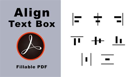 adobe acrobat alignment pdf text