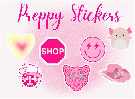 Preppy Stickers