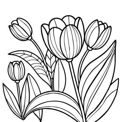 Coloriage de Fleur de lys à imprimer PDF gratuit Lilocolors
