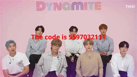Dynamite Bts Roblox Id Song Code Working Youtube