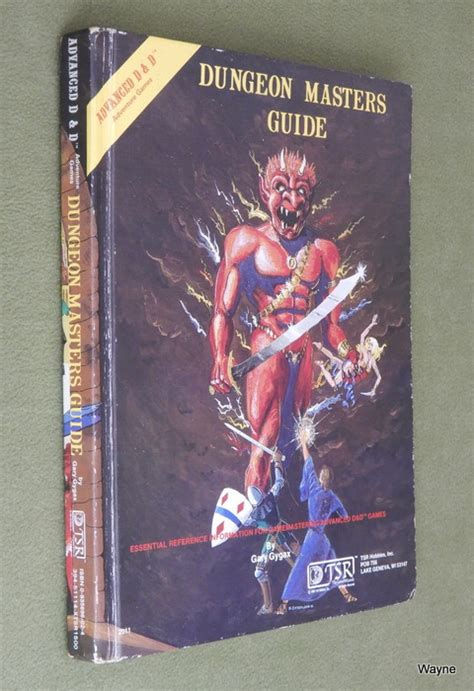 Dungeon Masters Guide Advanced Dungeons Dragons 1st Edition