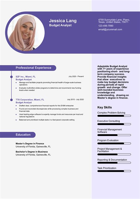 Budget Analyst Resume Examples And Templates For 2025 ResumeBuilder