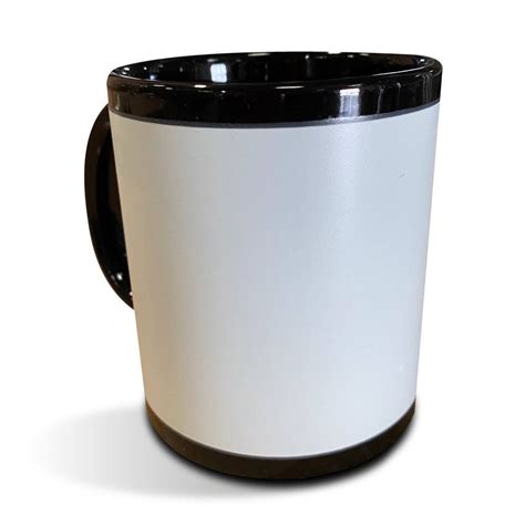 taza blanca y negra de 11 oz con ventana fotoluminiscente diseñada para