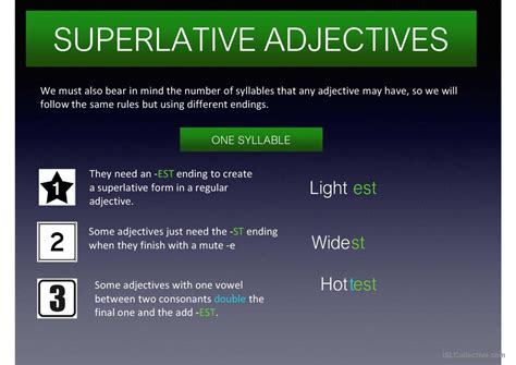 Use Of Comparative And Superlativ English ESL Powerpoints