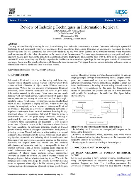 pdf review of indexing techniques in information retrieval