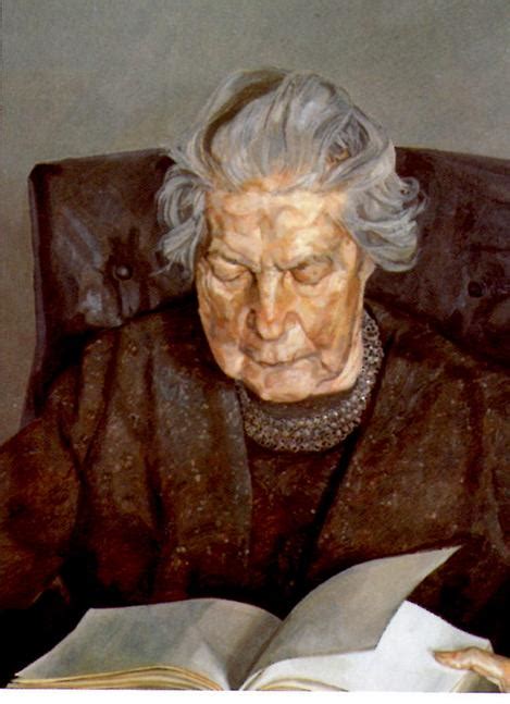 La Lectura De La Madre Del Pintor 1975 De Lucian Freud 1922 2011