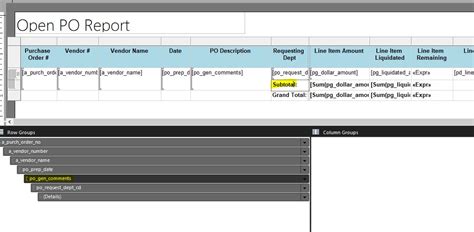 Sql In SSRS Reports How Can I Set Visibility To Hide Subtotal Info