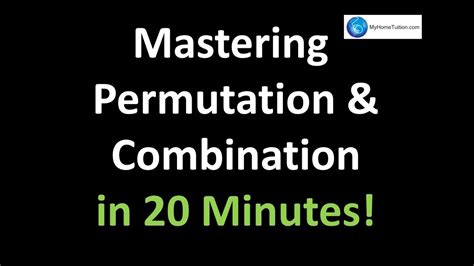 mastering permutation and combination in 20 minutes spm add maths quick revision youtube