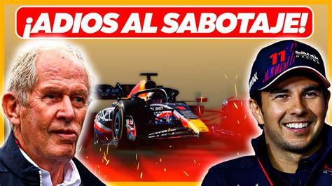 La oscura VERDAD de Red Bull que lleva al PODIO a Checo Pérez y enoja a