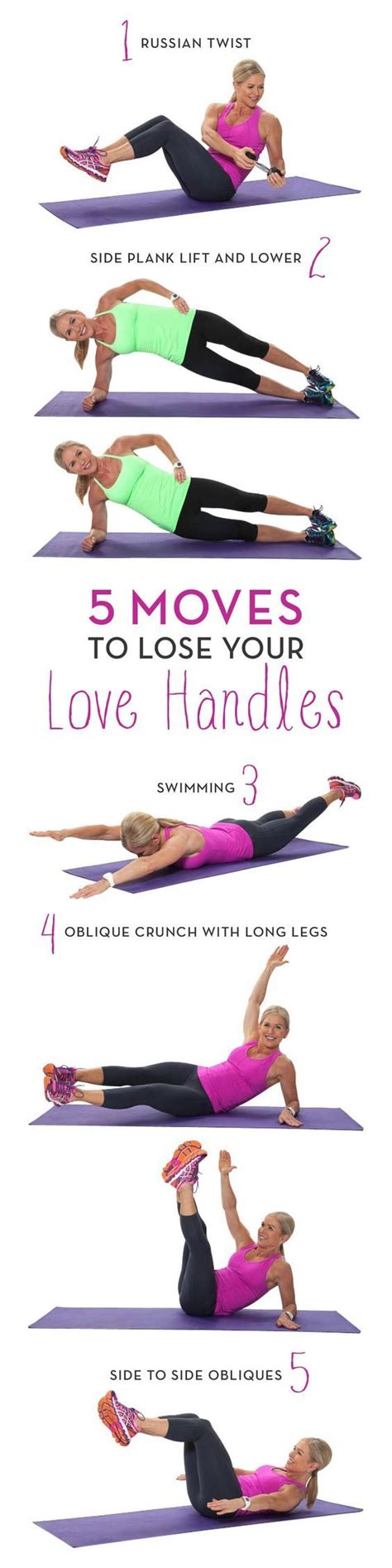 5 Tips And A Workout To Lose Your Love Handles Love Handle Workout