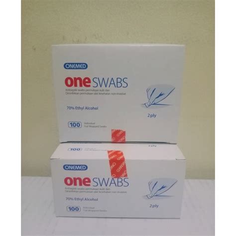 Jual Alkohol Swab Onemed Kapas Alkohol Shopee Indonesia