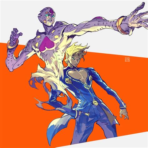 Giorno Giovanna And Gold Experience Requiem Jojo No Kimyou Na Bouken And 1 More Drawn By Kai