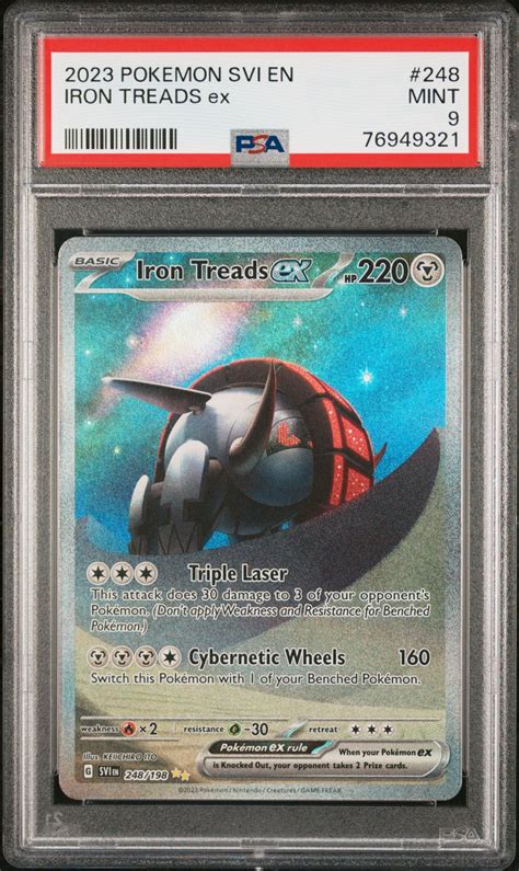 2023 Pokemon Svi En Scarlet Violet 248 Iron Treads Ex Special