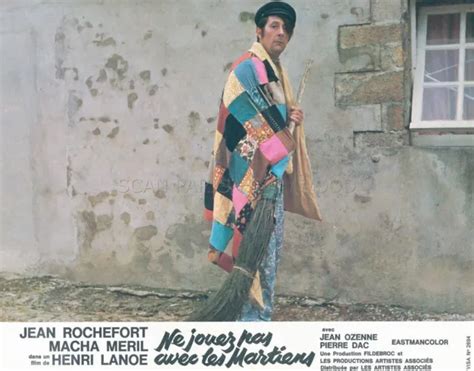 JEAN ROCHEFORT NE JOUEZ Pas Avec Les Martiens 1968 Lobby Card 18 EUR