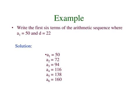 arithmetic sequences ppt download