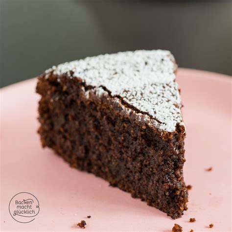 Schokoladenkuchen ohne Mehl Backen macht glücklich