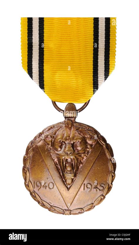 Ww Belge M Daille Comm Morative Medaille De La Guerre