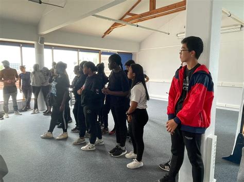Des collégiens du collège Jean Jaurès de Pantin en visite au collège